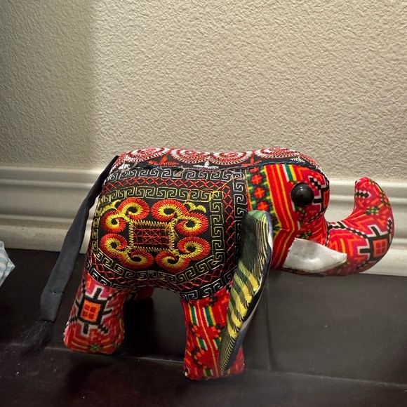 Other | Fabric Elephant Embroidered | Poshmark